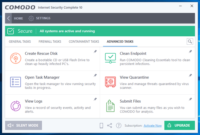 Securitate pentru toți - Review Comodo Internet Security Complete 10