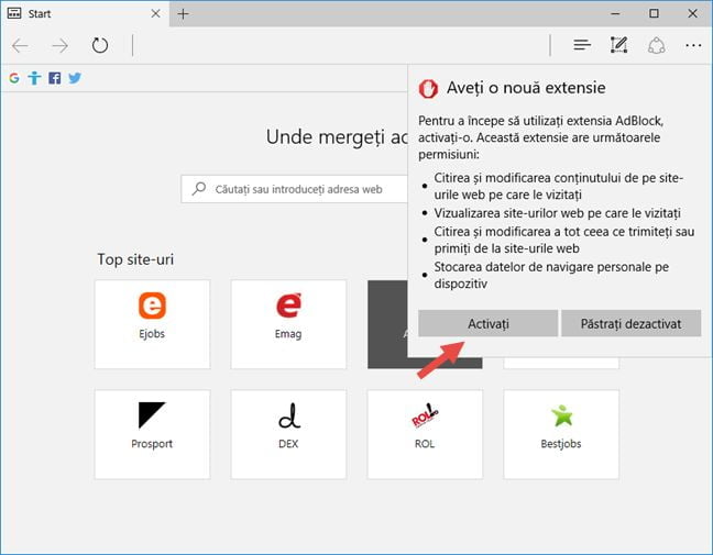 Cum adaugi sau elimini extensii de browser în Microsoft Edge | Digital ...