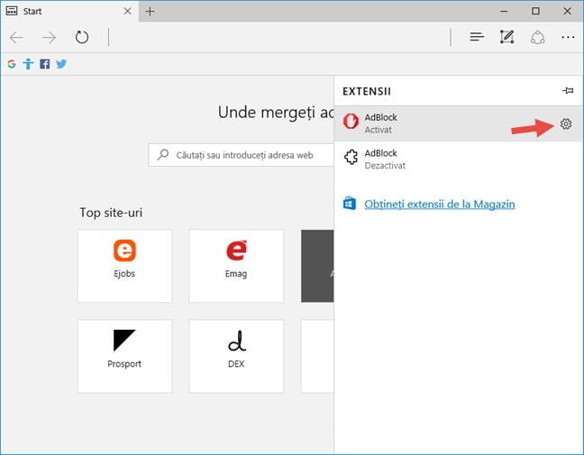 Cum adaugi sau elimini extensii de browser în Microsoft Edge | Digital ...