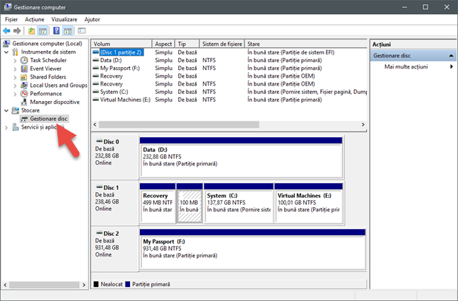 9 metode de a deschide instrumentul Gestionare Disc în Windows (toate ...