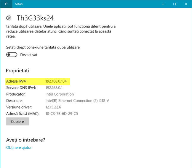 8 metode pentru a afla adresa IP în Windows (toate versiunile)