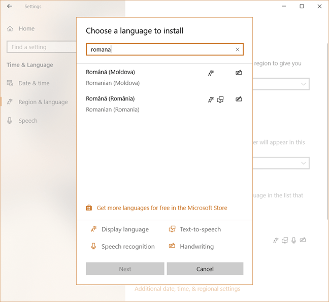 Schimbă limba folosită de Windows 10 din engleză în română (sau altă ...
