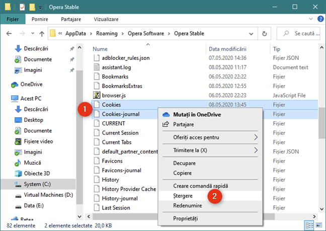 4 metode de a vedea și șterge cookie-urile stocate de Opera | Digital ...