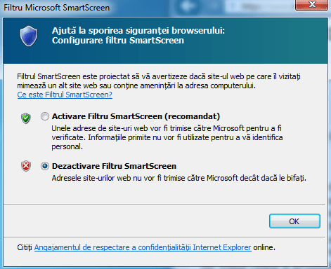 3 moduri de a dezactiva filtrul SmartScreen sau Windows Defender ...