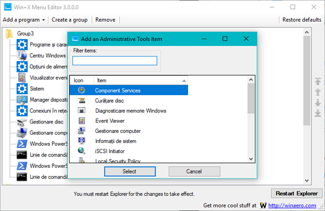 Toate metodele de a personaliza meniul WinX în Windows 10 (și în ...
