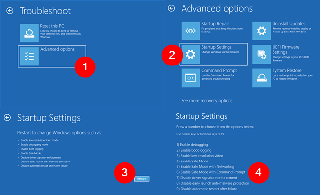Cum Pornești Windows 10 în Safe Mode Cu Command Prompt