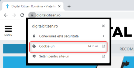 Cum ștergi cookie-urile din Google Chrome