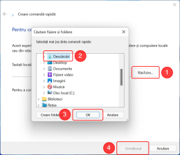 Creează scurtături pentru fișiere, foldere, aplicații și pagini web în ...