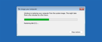 Cum recuperezi Windows dintr-un backup, cu System Image Recovery