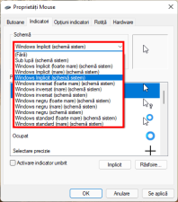 Cum folosești indicatori de mouse personalizați în Windows